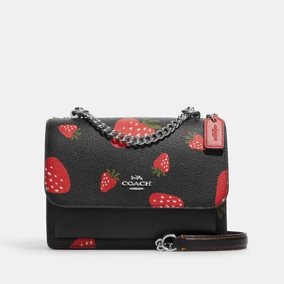 Coach | Bags | Coach Mini Klare Crossbody With Wild Strawberry Print ...